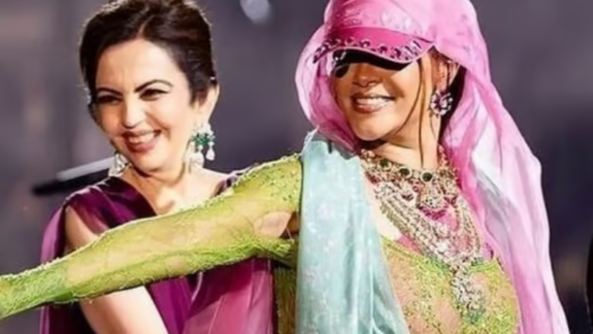 Did Rihanna Suffer Wardrobe Malfunction During Anant Ambani Radhika